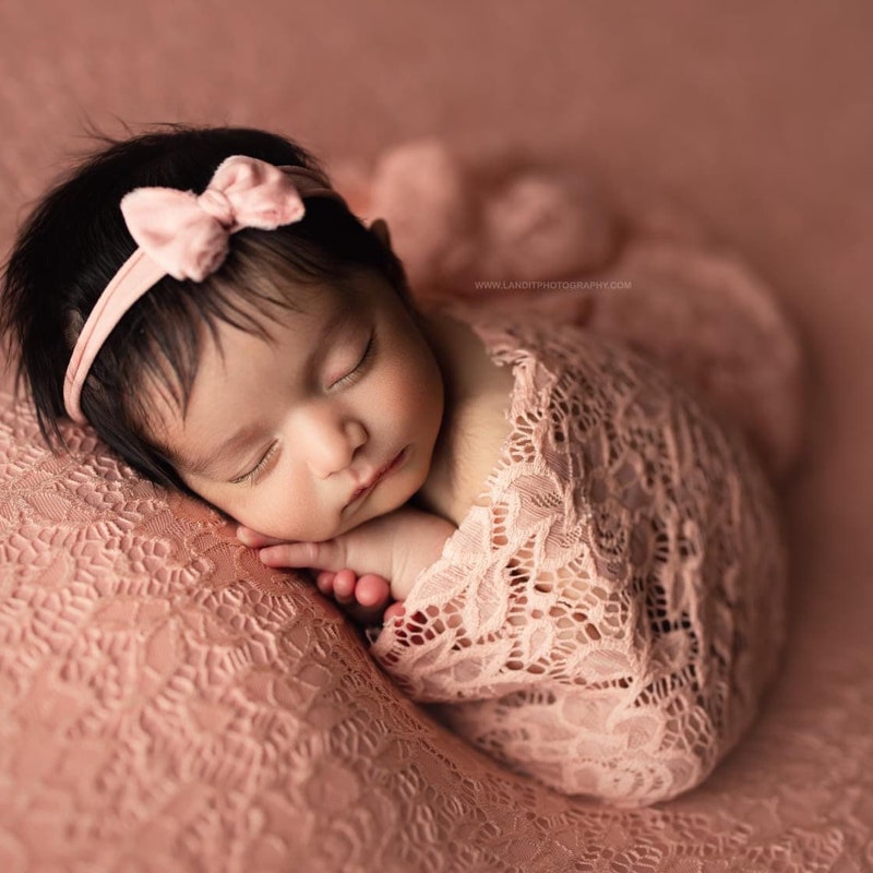 Pink Baby Headbands - Etsy