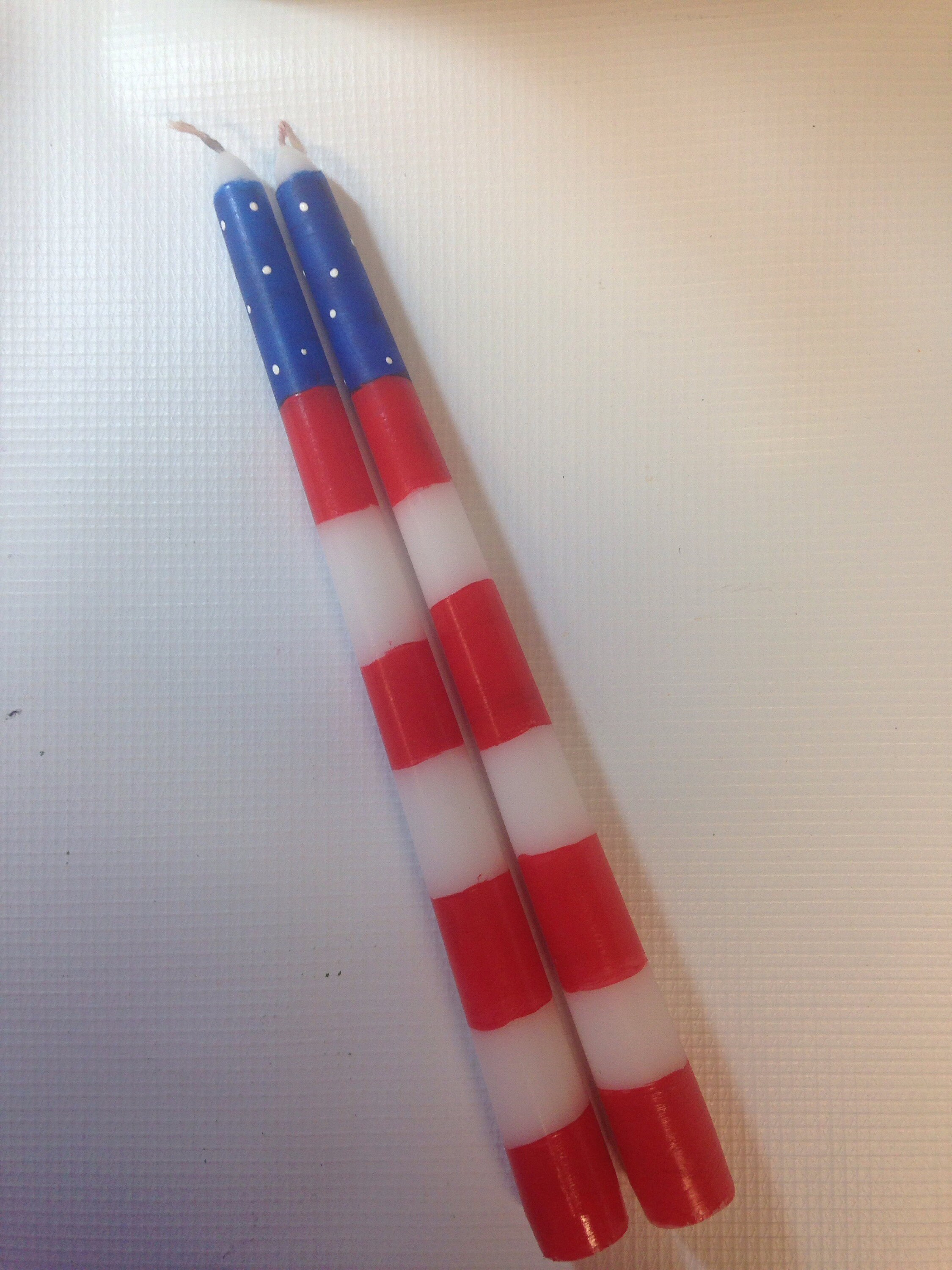 Patriotic Candles 2 Independence Day Candles July 4th - Etsy