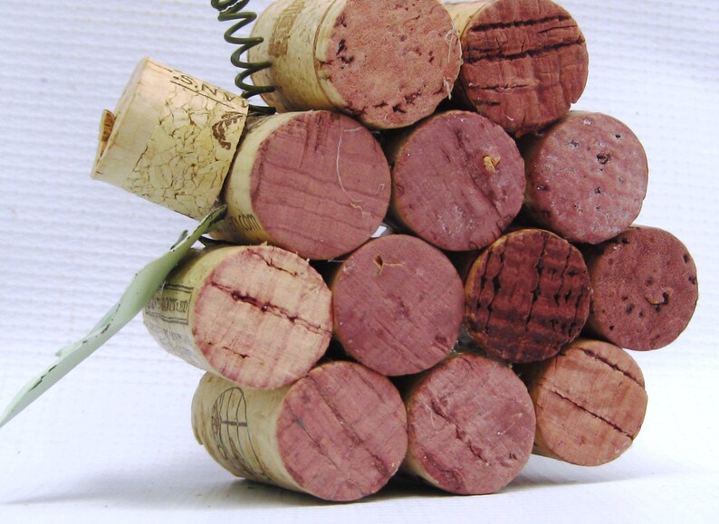 Apple decor Wine cork apple recycled wine corks autumn - Etsy Polska