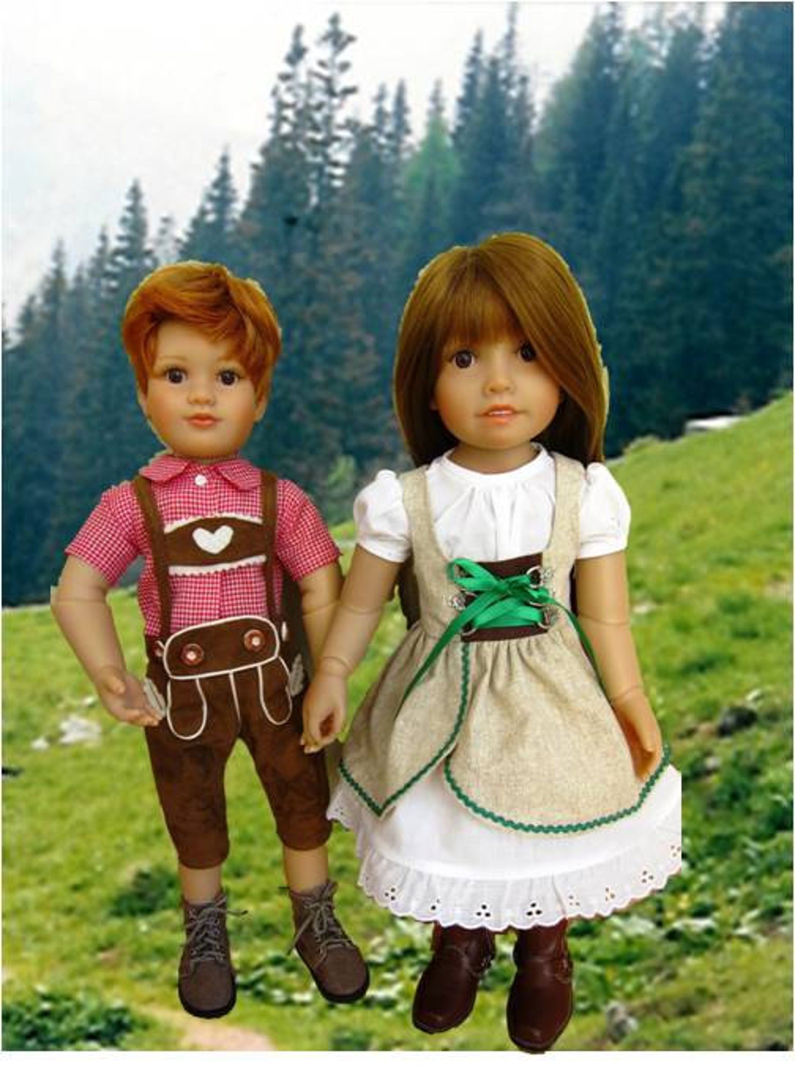 Lederhosen Sewing Pattern for Kidz N Cats Sasha AG - Etsy