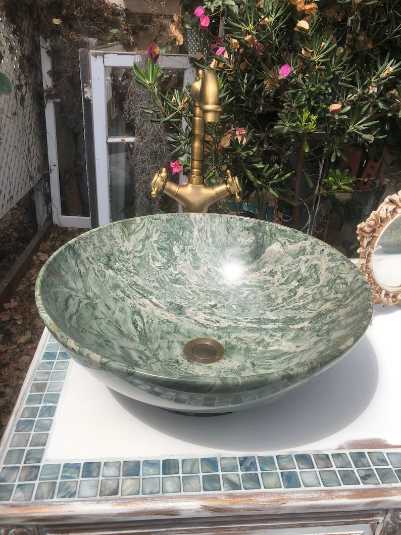 SOLD, Out of Stock, Bathroom, Vanity, Double Sink, Vessels, Mother of ...
