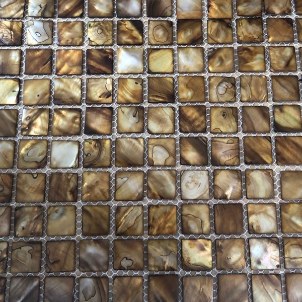 Bronze Mosaic Tiles - Etsy