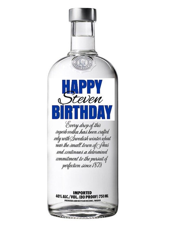 Happy Birthday Drink Vodka