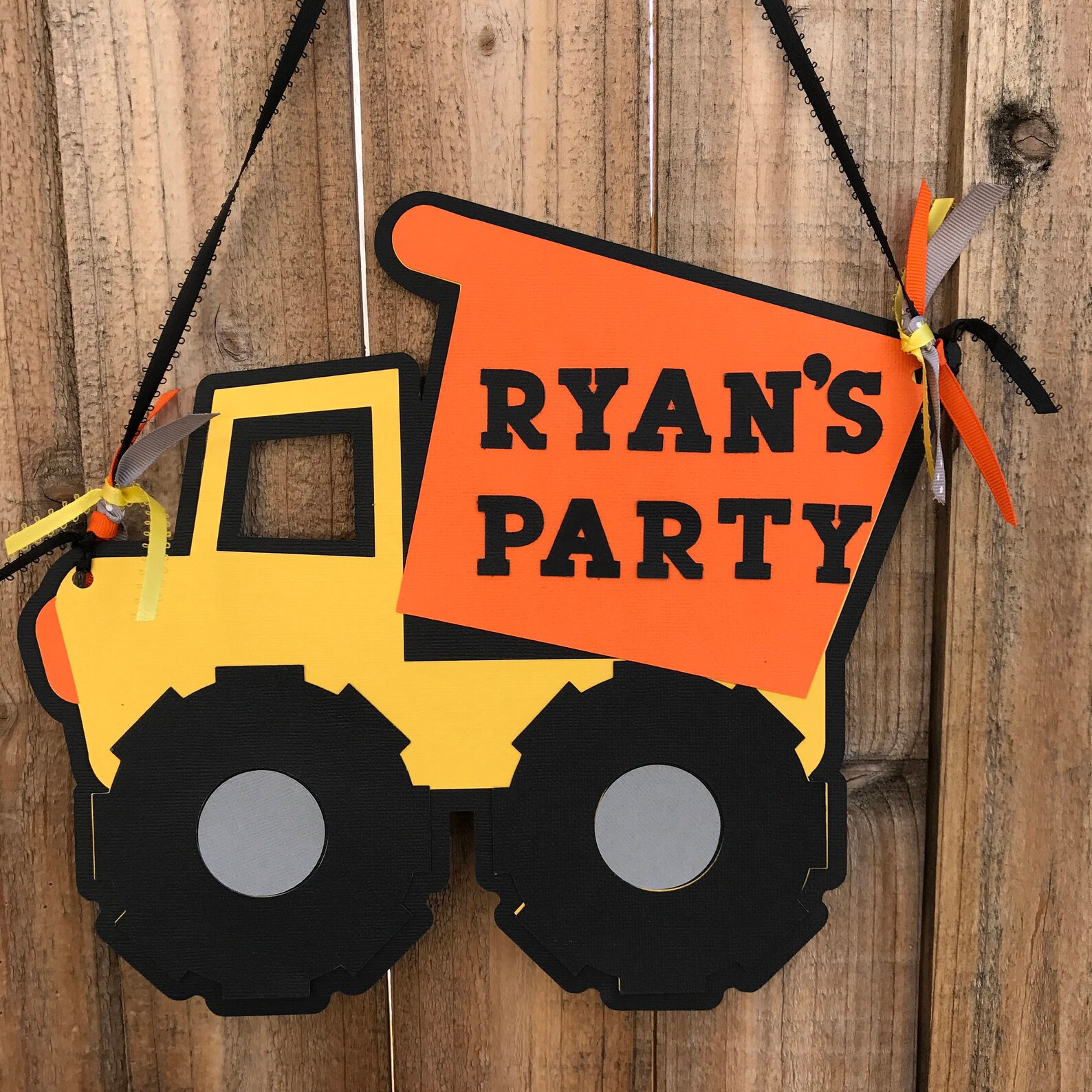 Dump Truck Party Sign - Etsy