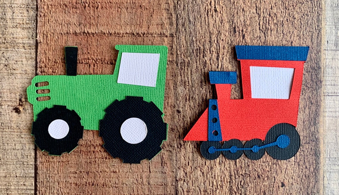 Transportation Paper Die Cuts - Etsy