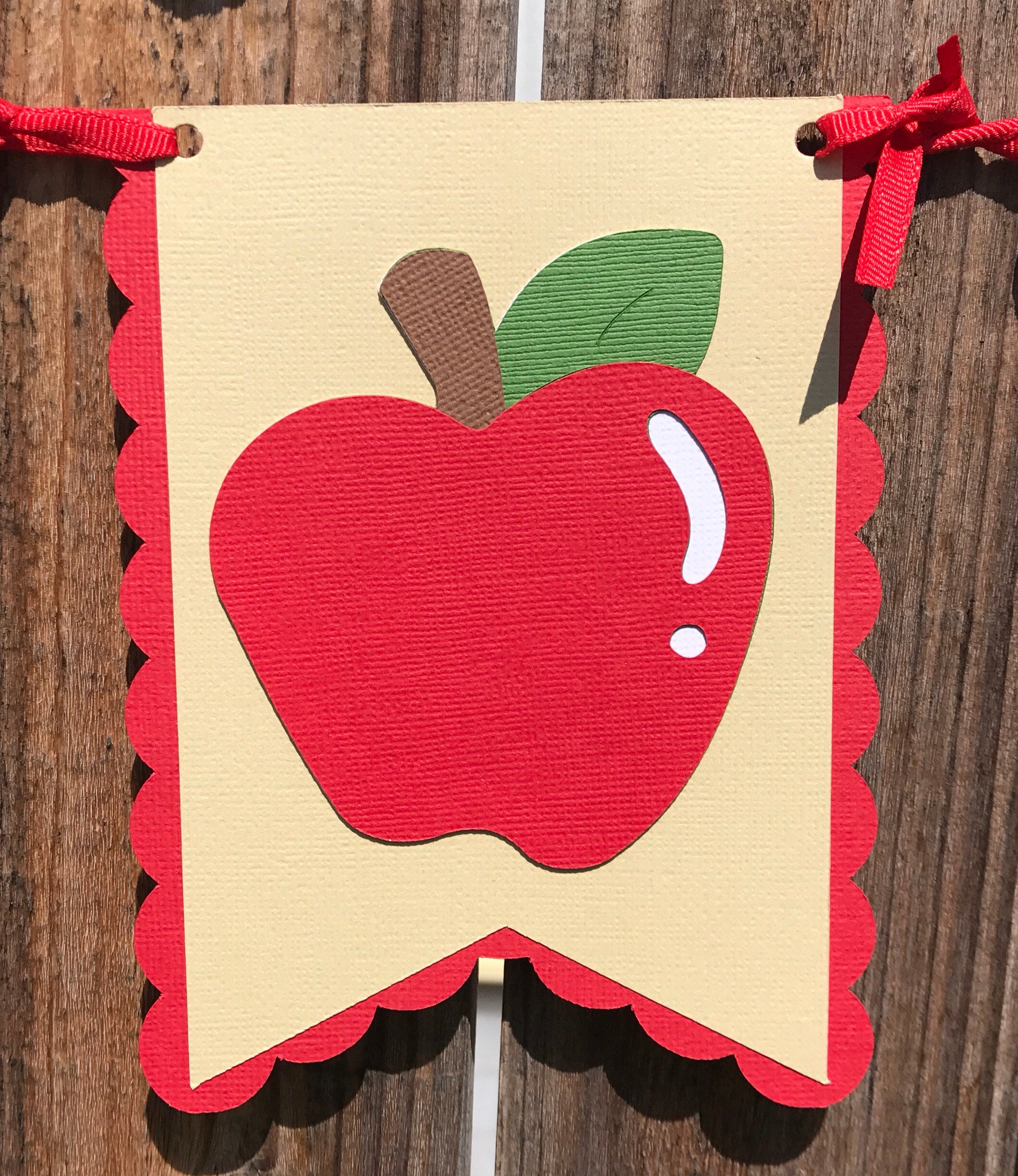 Apple Banner - Etsy