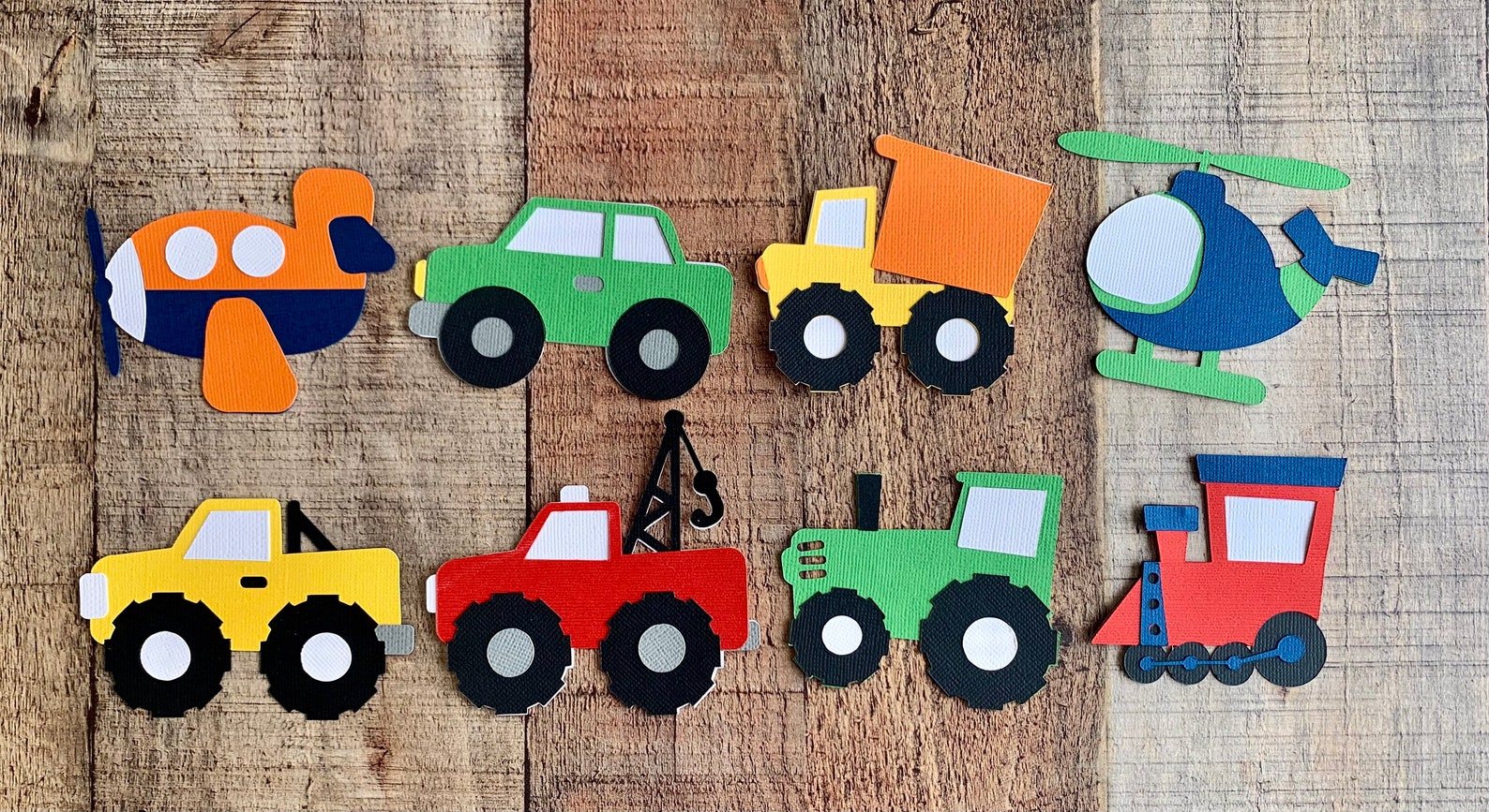 Transportation Paper Die Cuts - Etsy