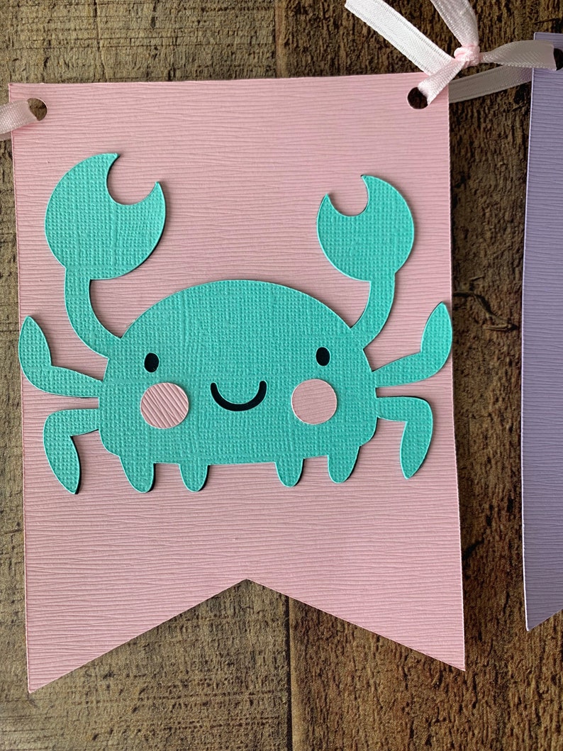 Pastel Under the Sea Birthday Banner - Etsy