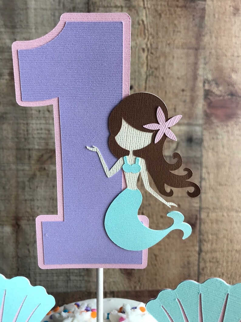 Mermaid Cake Topper - Etsy