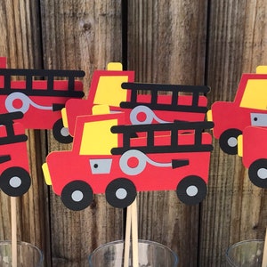 Fire Truck Centerpieces - Etsy