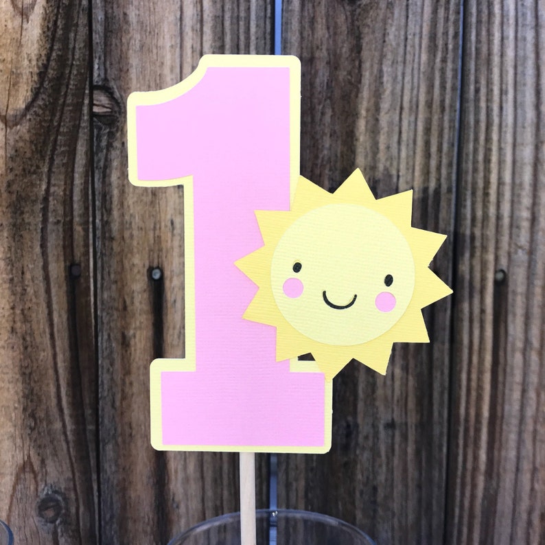 Sunshine Birthday Centerpieces | Etsy