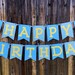 Rubber Ducky Blue Happy Birthday Banner - Etsy