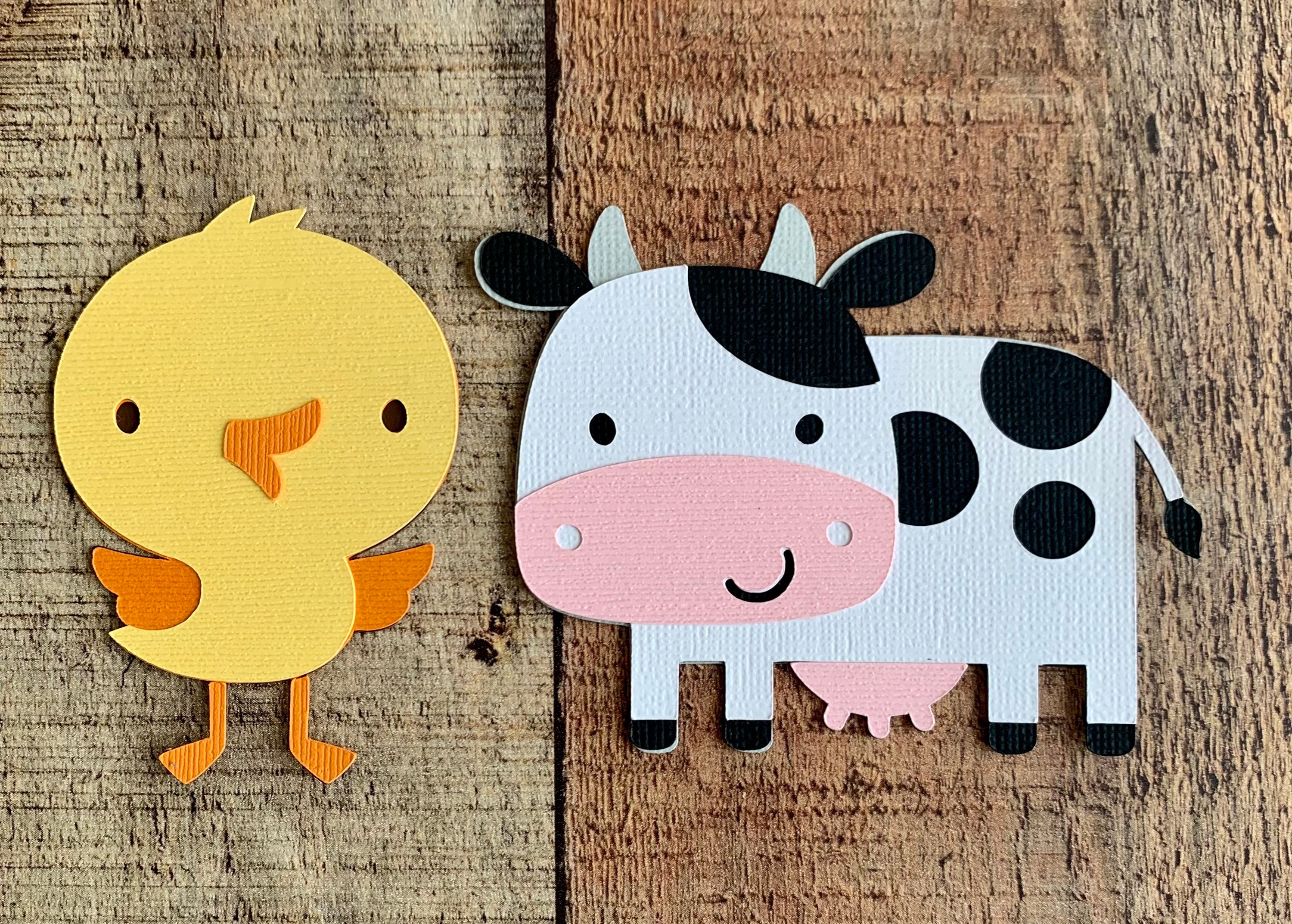 Farm Animal Die Cuts | Etsy
