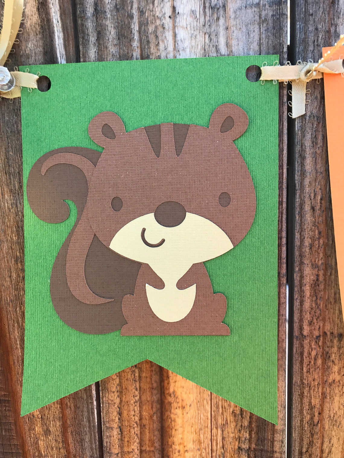 Woodland Animals Birthday Banner | Etsy
