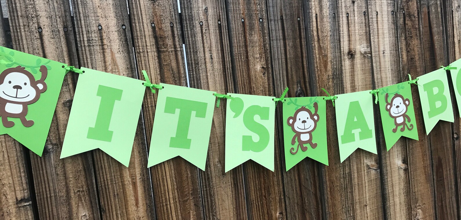Monkey Banner | Etsy