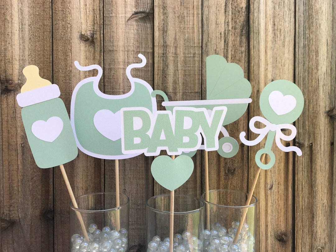 Green Baby Shower Centerpieces - Etsy