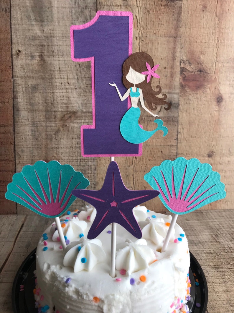 Mermaid Cake Topper - Etsy