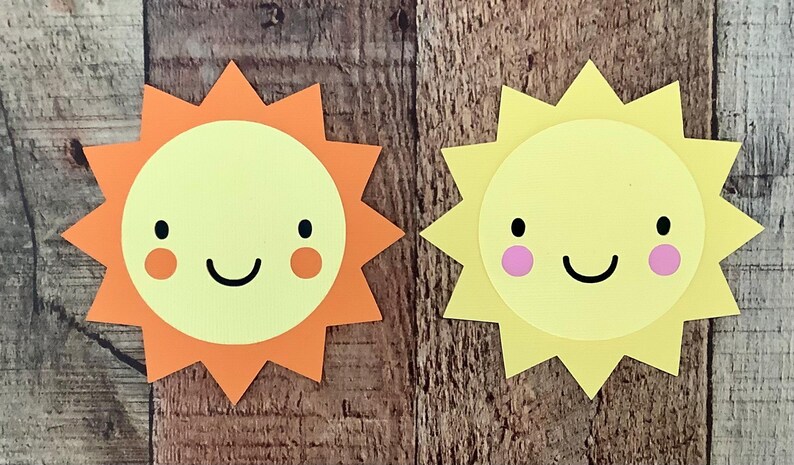 Sun Paper Die Cuts - Etsy