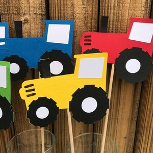 Tractor Birthday Party Centerpieces, Set of 6 - Etsy