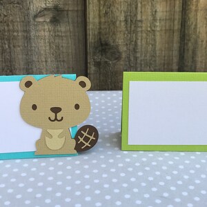 Woodland Animals Table Cards - Etsy