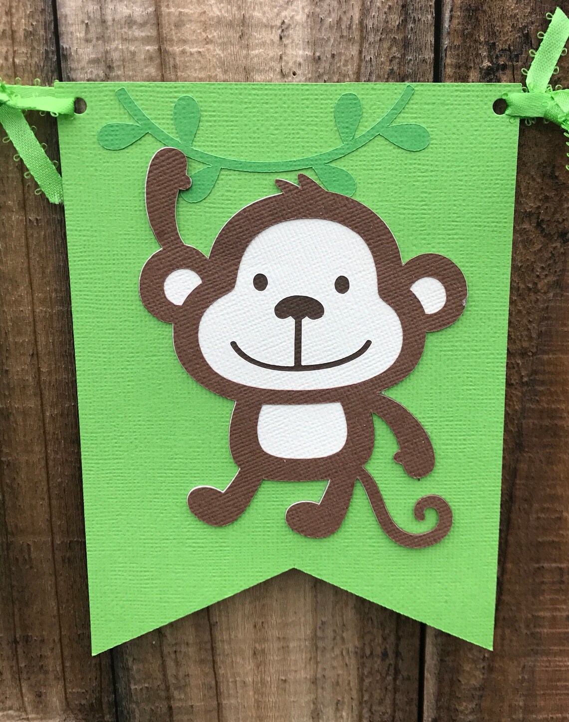 Monkey Banner | Etsy