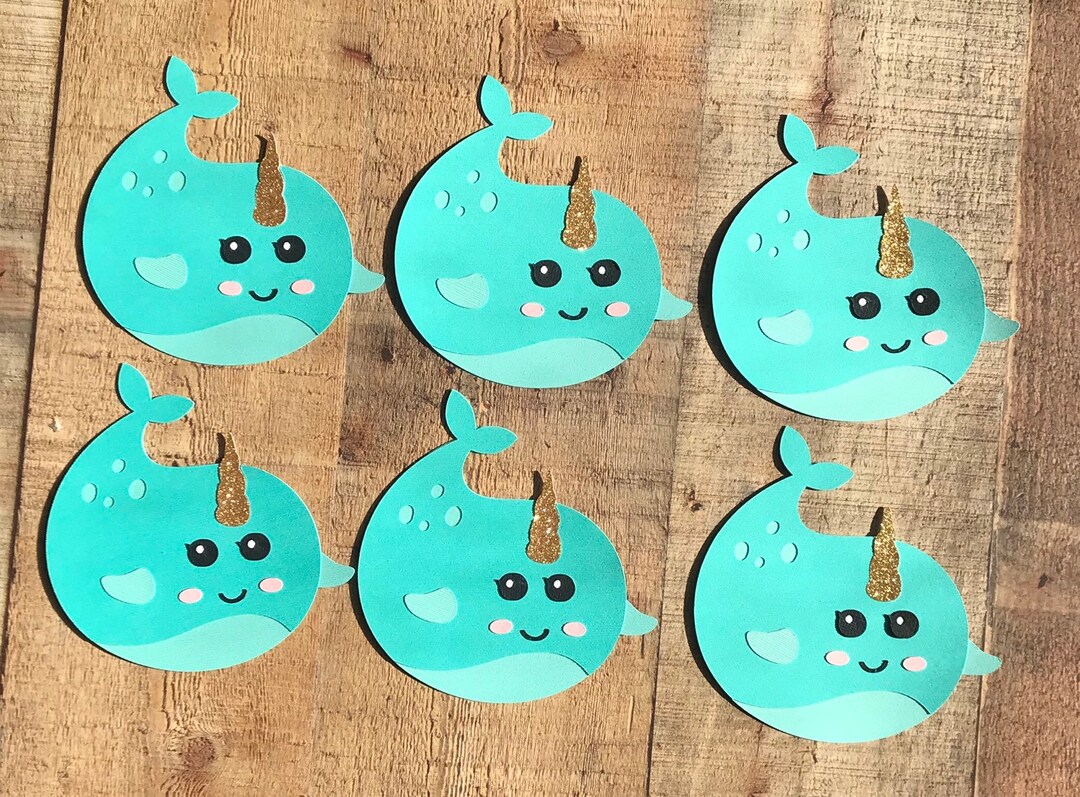 Narwhal Die Cuts - Etsy