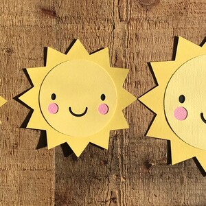 Sun Paper Die Cuts - Etsy