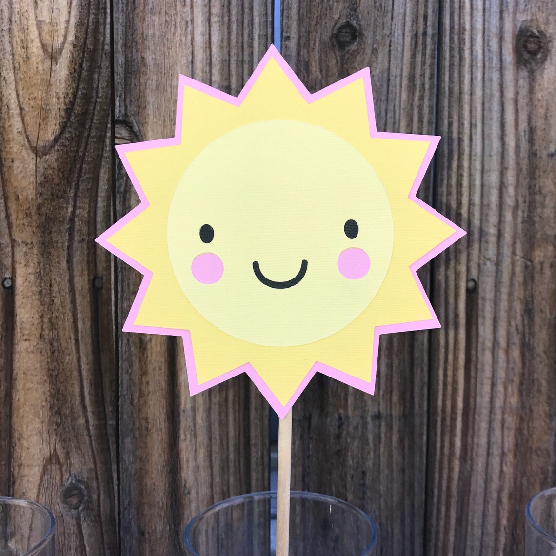 Sunshine Birthday Centerpieces | Etsy