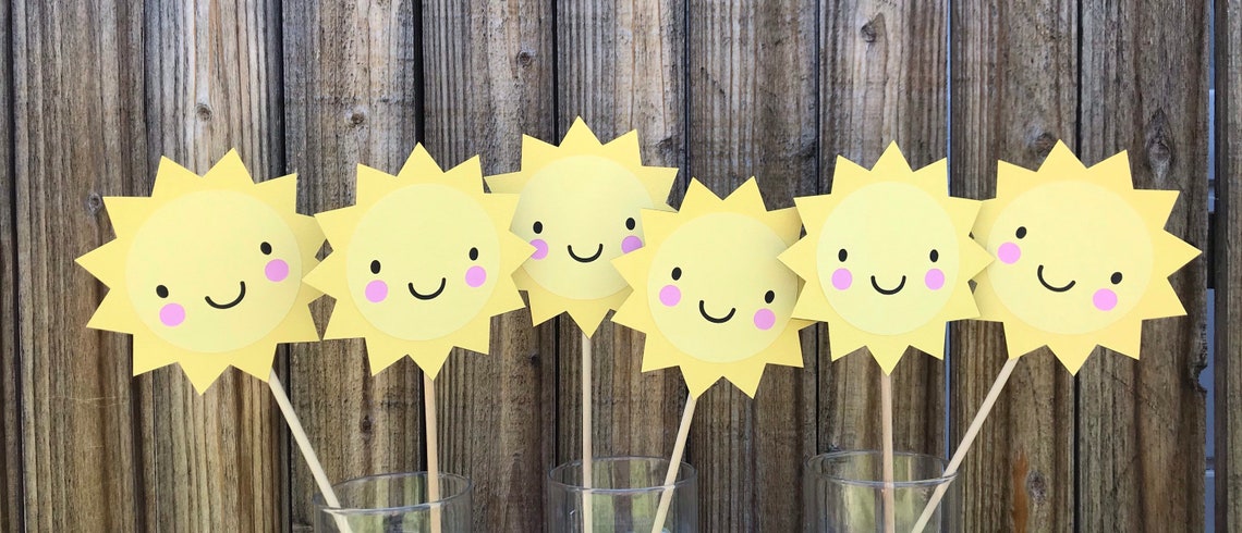 Sunshine Centerpieces - Etsy