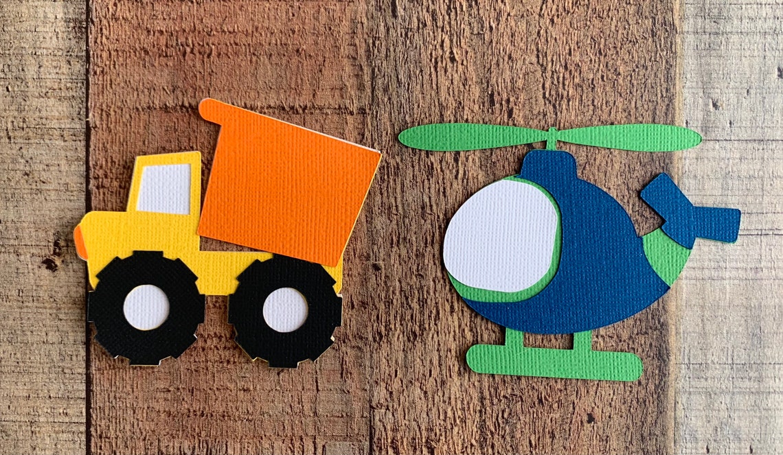 Transportation Paper Die Cuts - Etsy