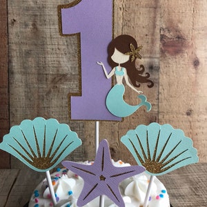 Mermaid Cake Topper - Etsy