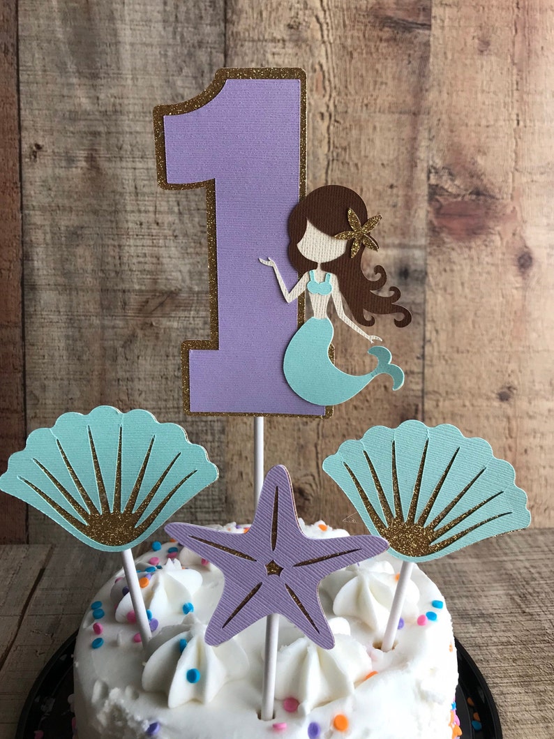 Mermaid Cake Topper - Etsy