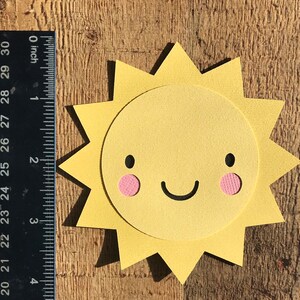 Sun Paper Die Cuts - Etsy