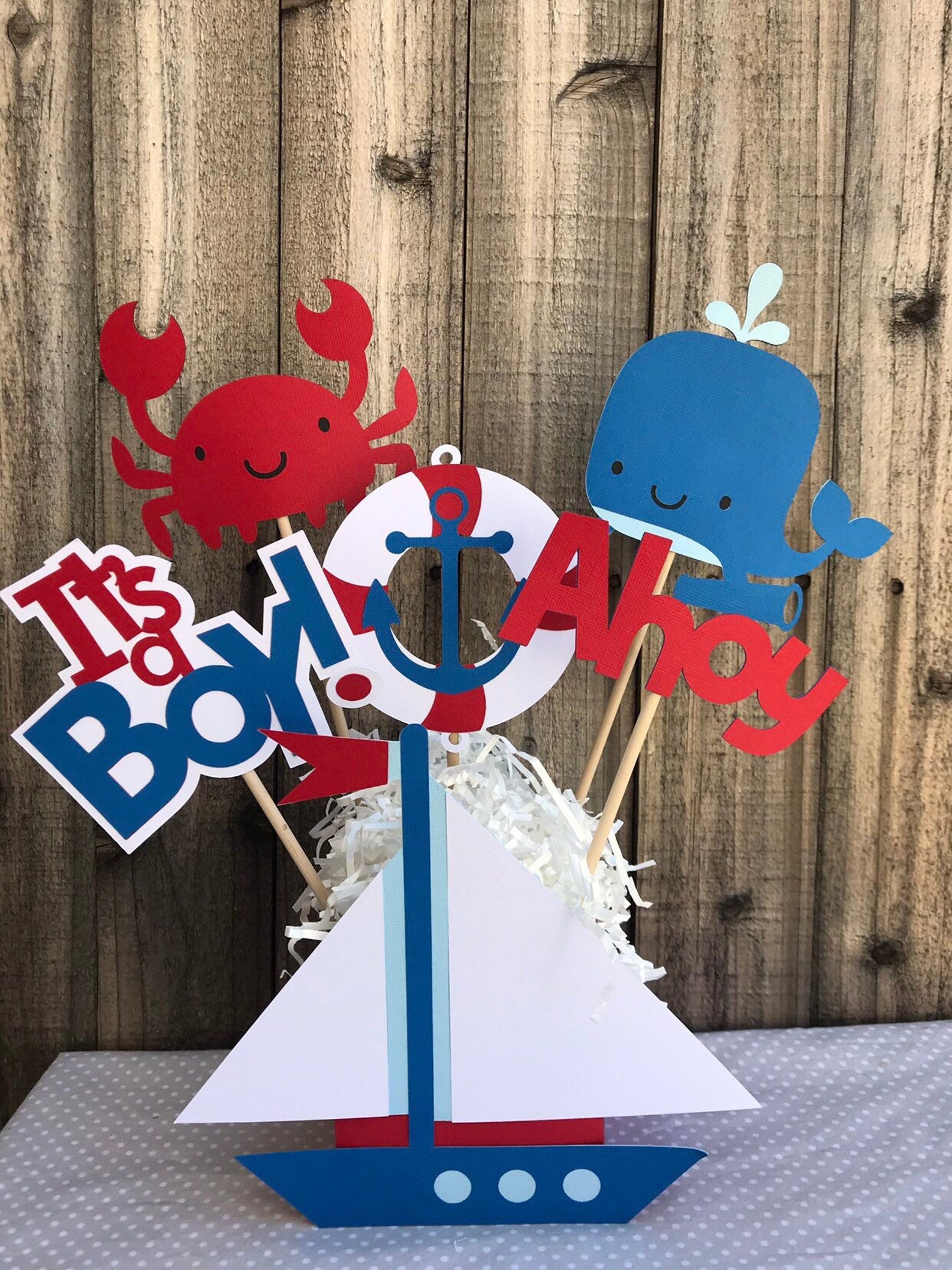 Nautical Baby Shower Centerpiece | Etsy