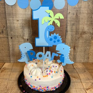 Dinosaut Cake Topper - Etsy