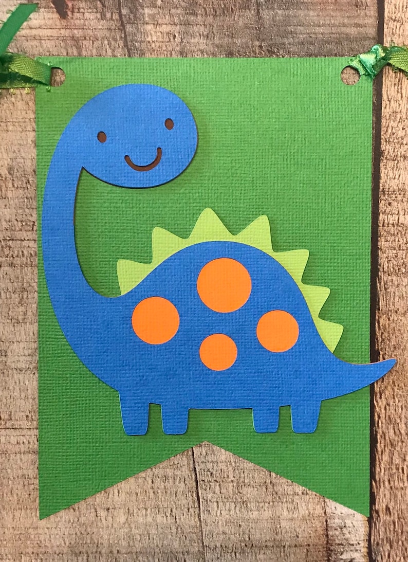 Dinosaur Birthday Banner - Etsy