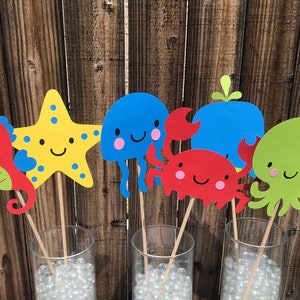 Under the Sea Centerpieces Bright Pieces - Etsy