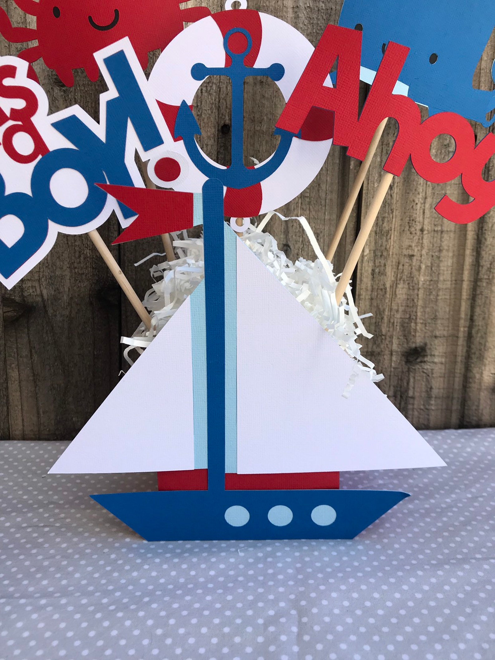 Nautical Baby Shower Centerpiece | Etsy