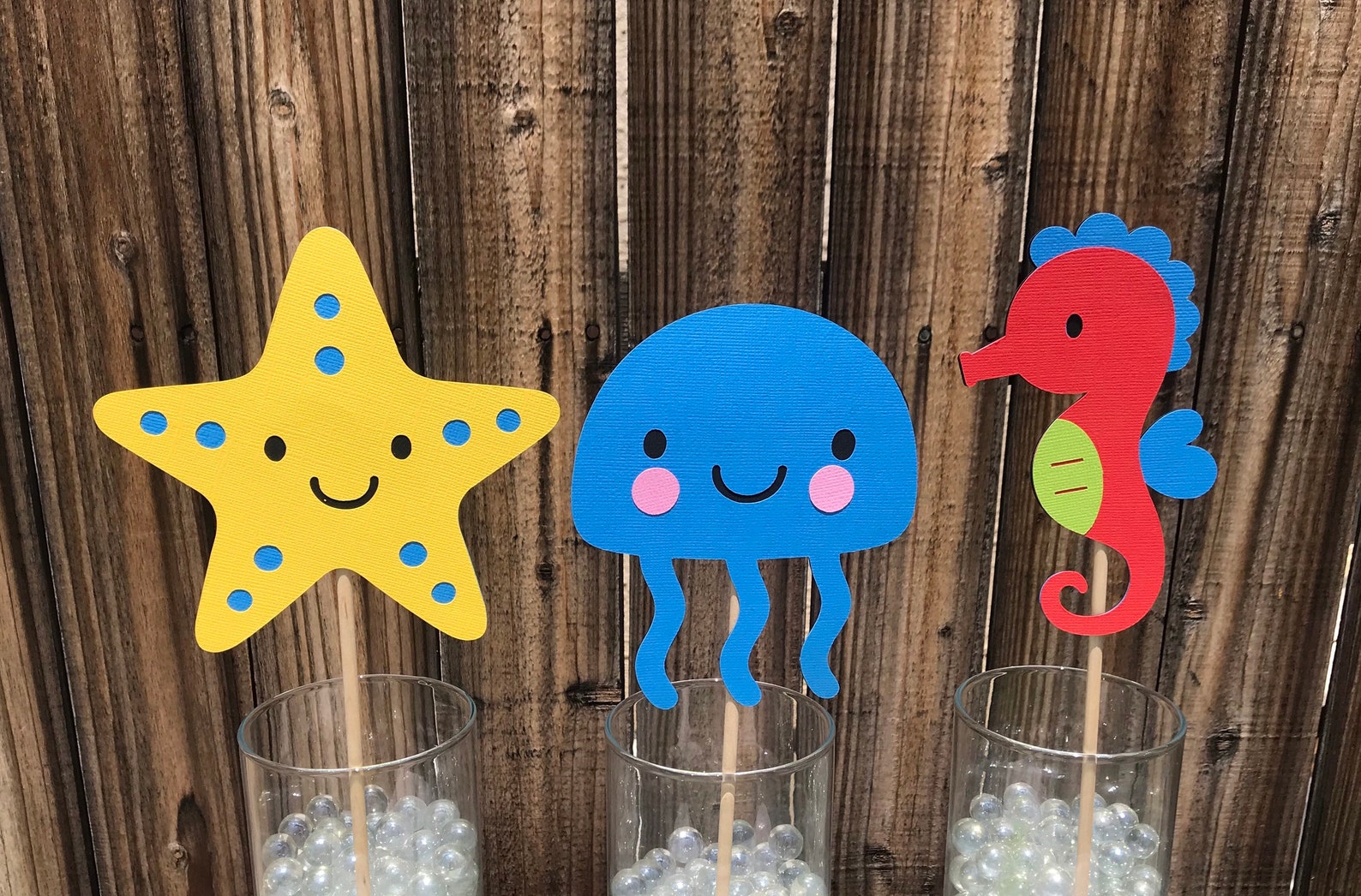 Under the Sea Centerpieces Bright Pieces - Etsy