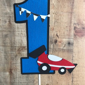 Race Car Cake Topper | Etsy