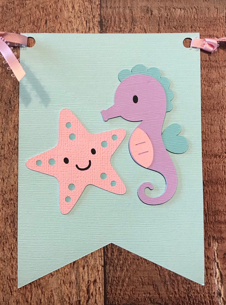 Pastel Under the Sea Birthday Banner - Etsy