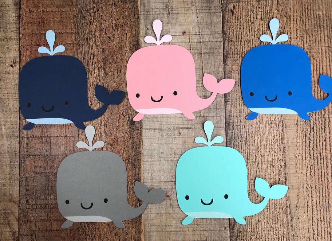 Whale Die Cuts - Etsy