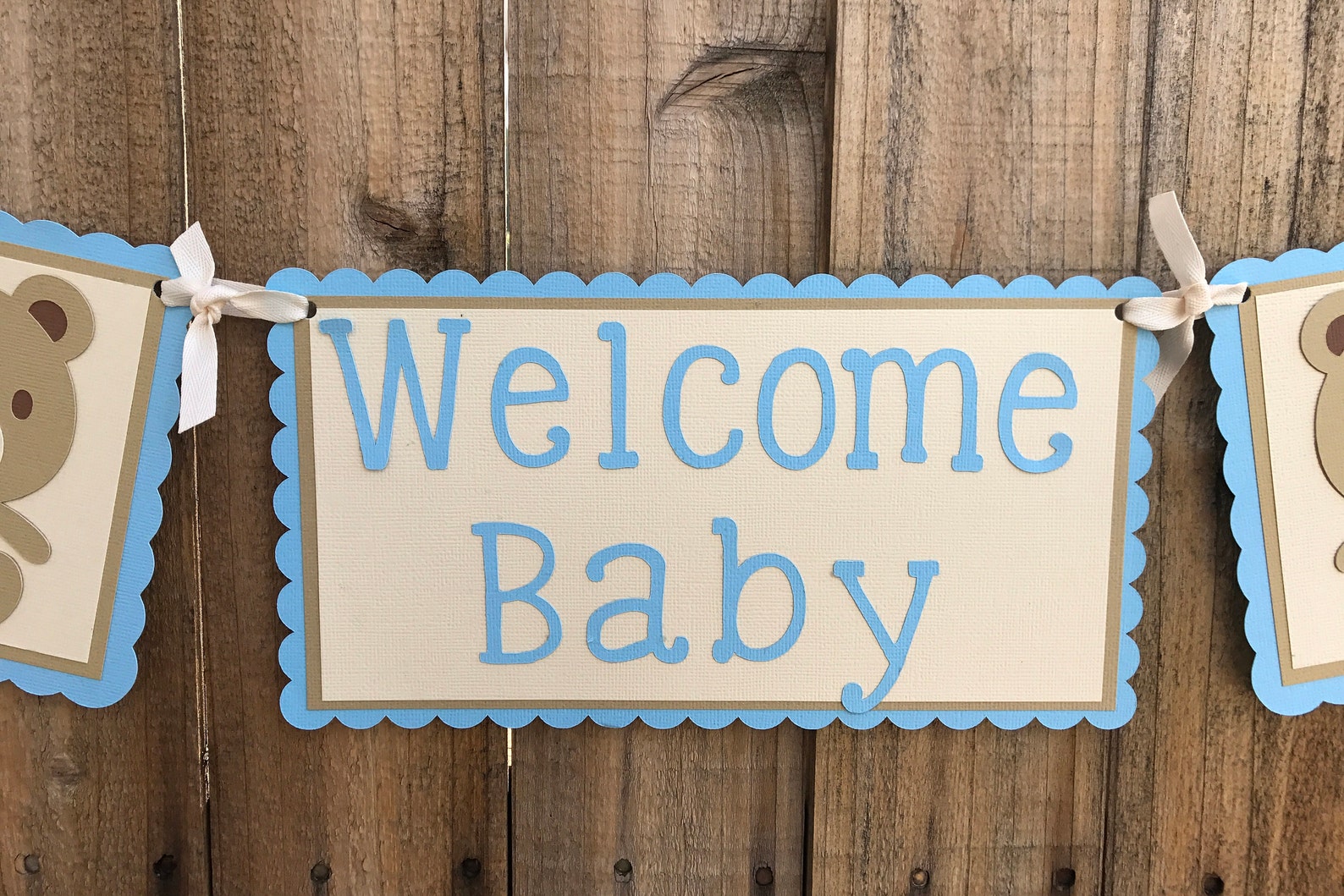 Teddy Bear Blue Baby Shower - Etsy