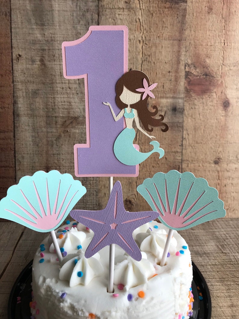 Mermaid Cake Topper - Etsy