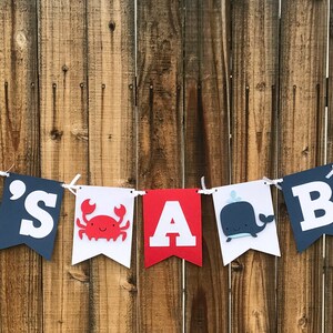 Nautical Banner - Etsy