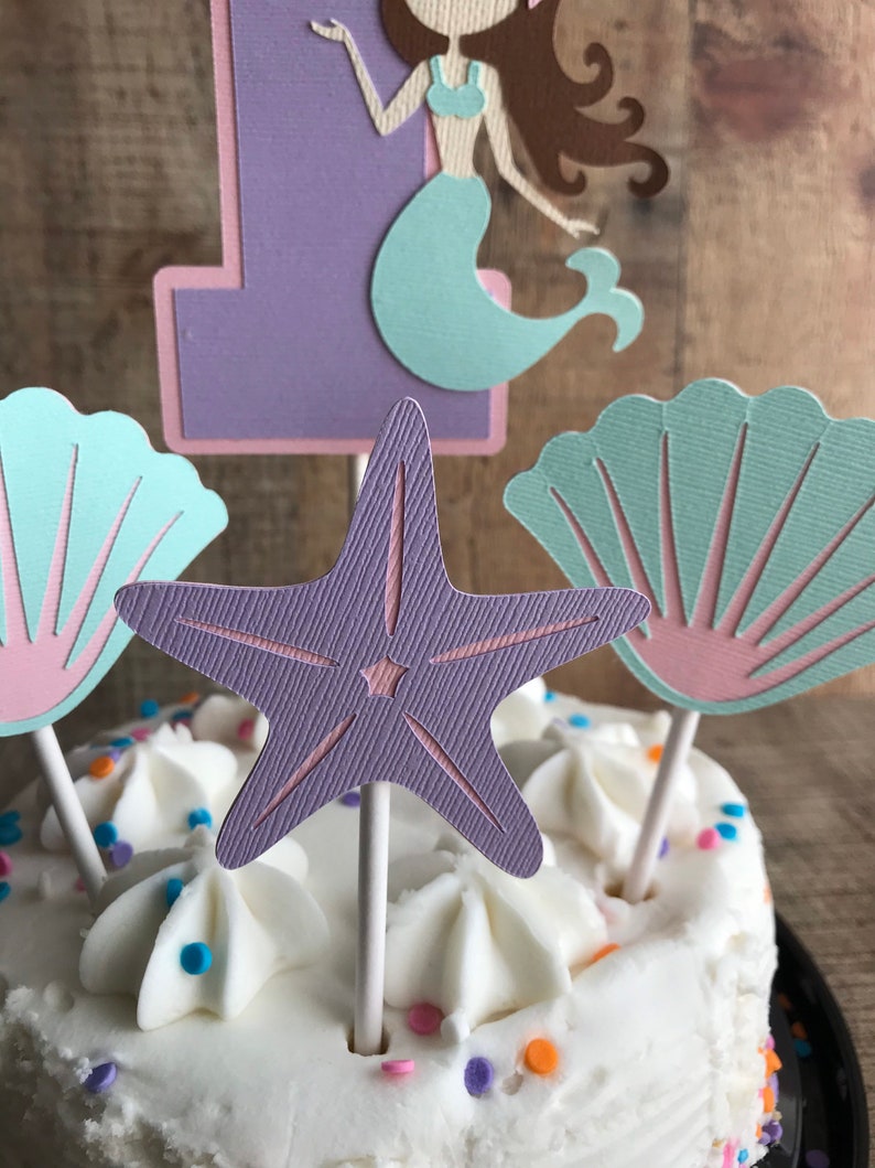 Mermaid Cake Topper - Etsy
