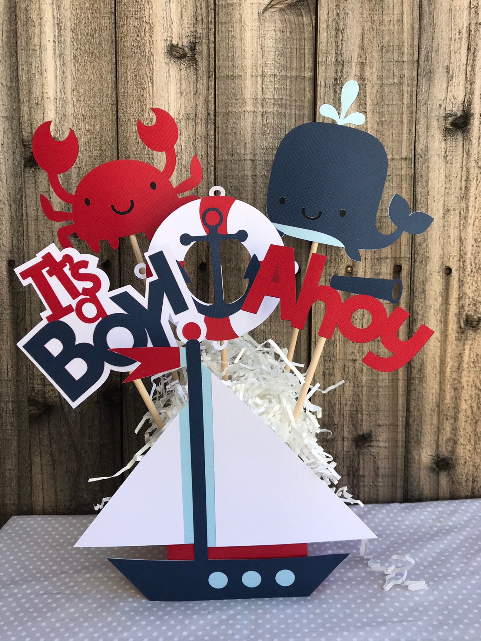 Nautical Baby Shower Centerpiece | Etsy