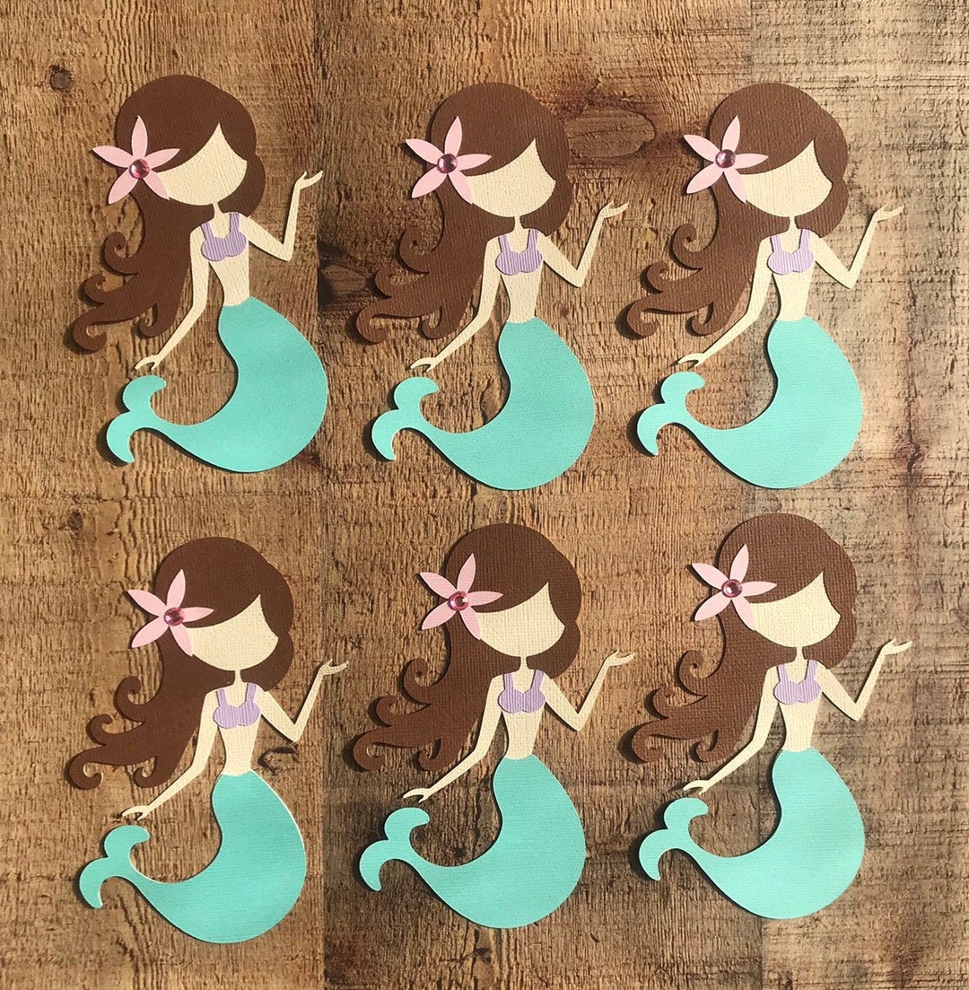 Mermaid Die Cuts - Etsy