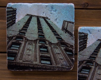 Detroit Photography/ Detroit Photo/ Stone Coasters/ Drink Coaster ...