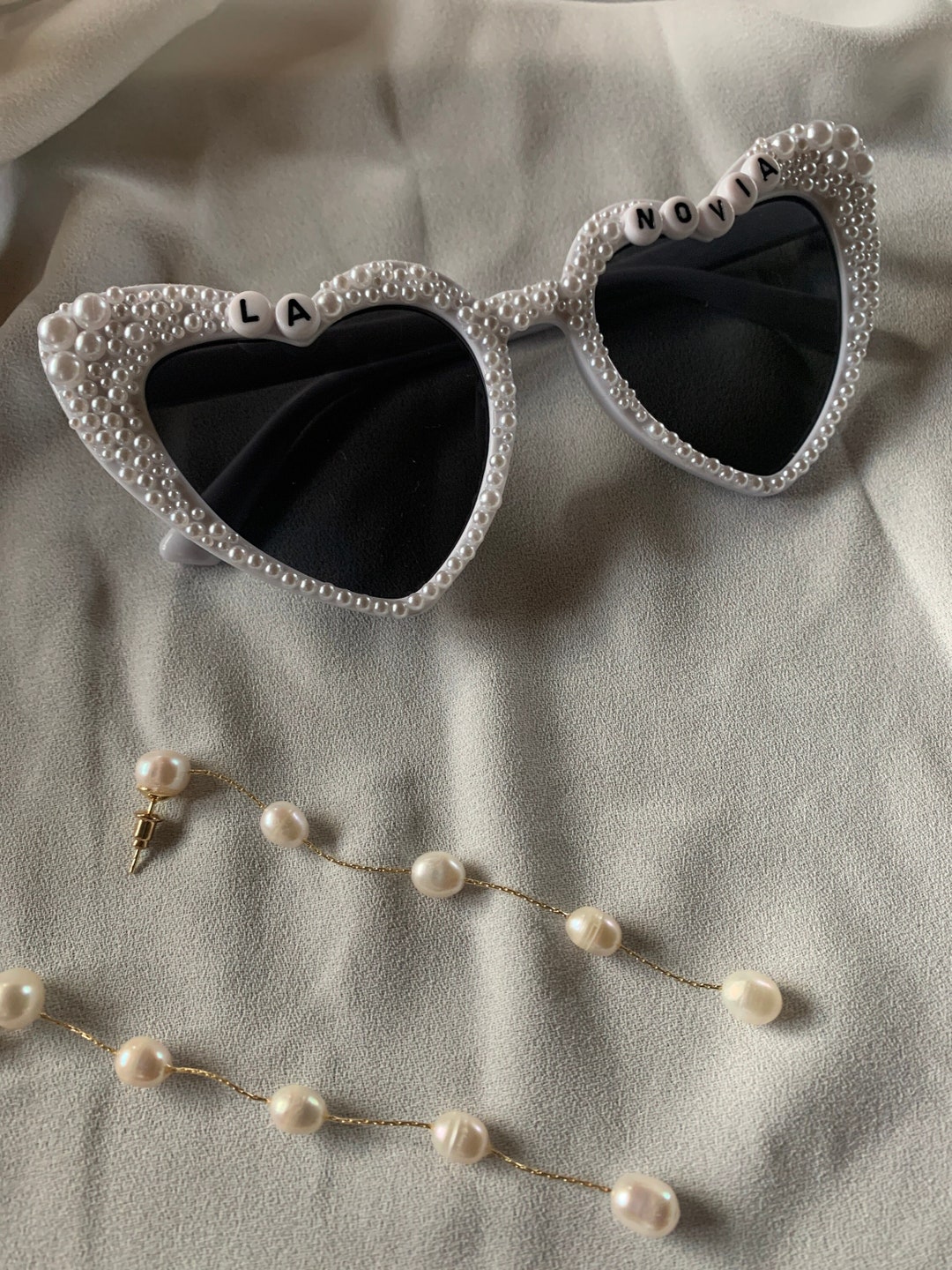 La Novia Lentes/bride Glasses/glam Glasses - Etsy